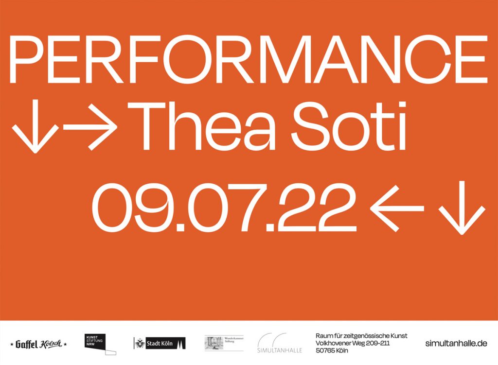 Durational Performance von Thea Soti: OUTSIDE OF ME IS YOU | ArtJunk